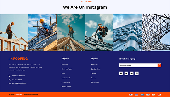 Free Roofing WordPress Theme Ideal For Roofing Companies – asterthemes